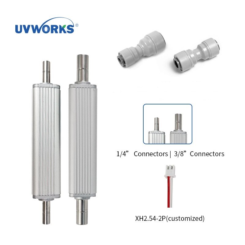 UVWORKS — Ультрафиолетовая Система Очистки Воды 3-5 л/мин, Подходит для Оборудования по Обработке и Фильтрации Питьевого Воды, Изготовлена из Стали SUS304