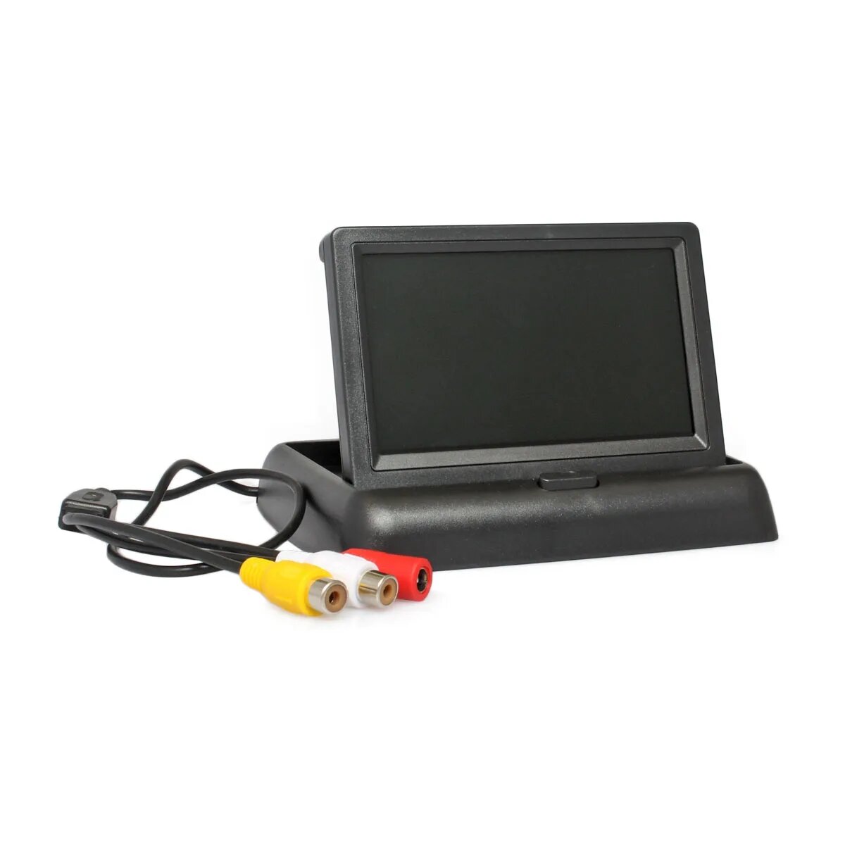 DIYKIT 4,3-дюймовый складной TFT ЖК-дисплей, резервный автомобильный монитор заднего вида для автомобильной камеры, DVD-видеомагнитофон