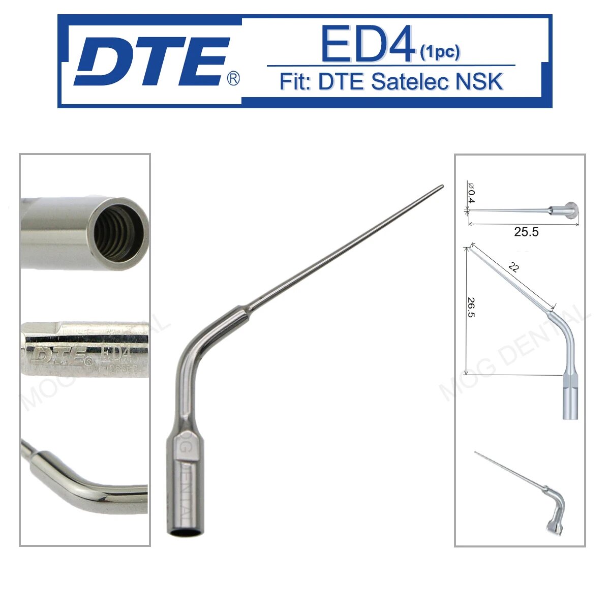 Стоматологический ультразвуковой скалер Woodpecker DTE ED4