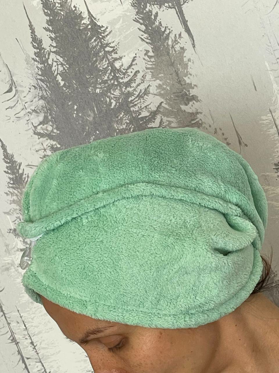 Чалма полотенце для сушки волос