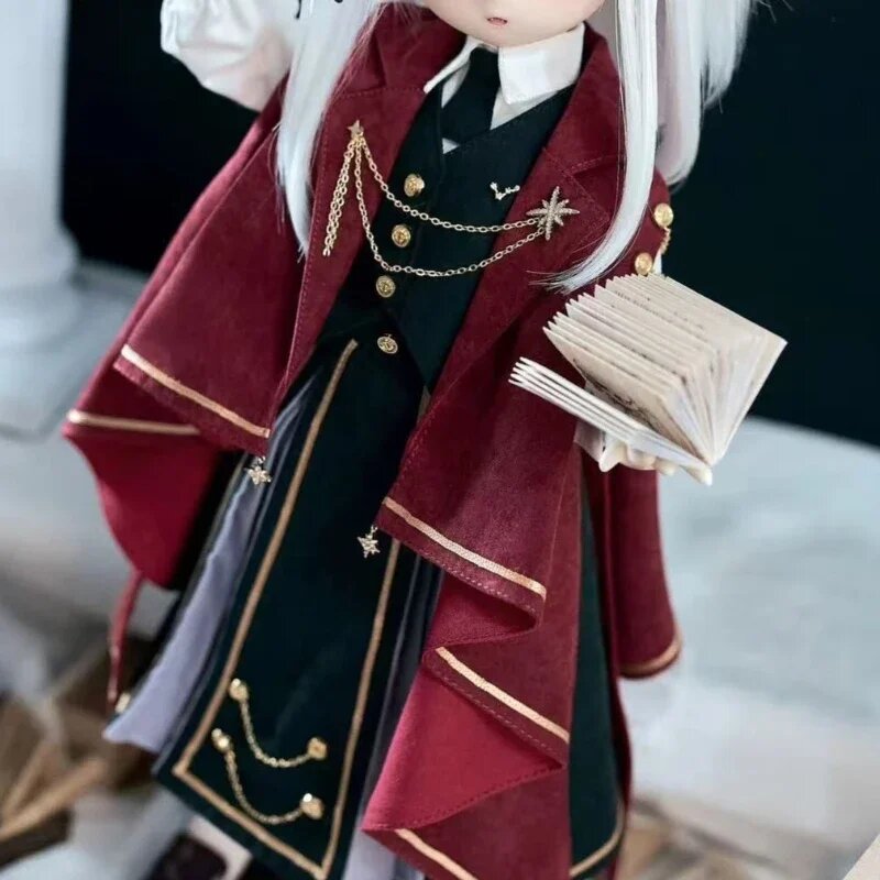 Кукольный костюм Волшебная ведьма для куклы 1/4 Бордовый, Red - Skirt Style