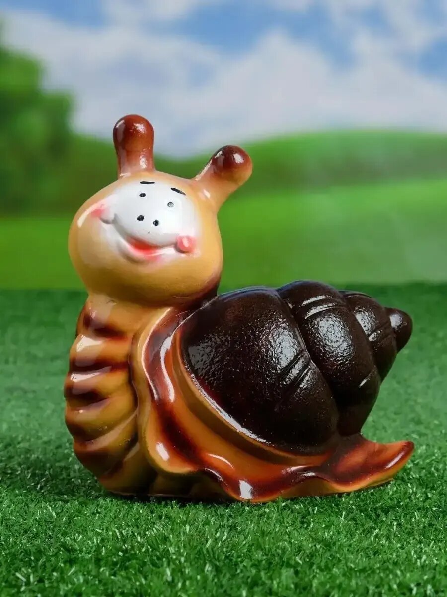 Садовая фигура "Улитка Улыбка"