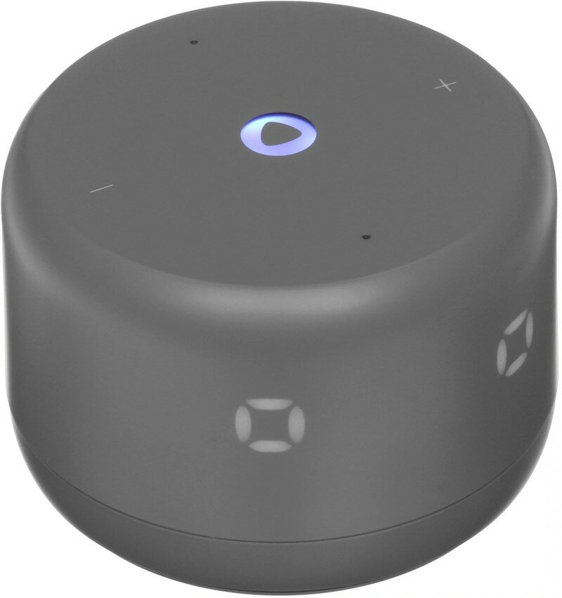 Умная колонка Yandex Станция Лайт 2 голос. п: Алиса графитовый 6W 1.0 BT/Wi-Fi 10м (YNDX-00026GRY)