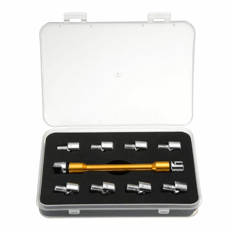 Ключ для спиц мотоцикла, 5,0-6,8 мм, колесный ключ мотоциклов, универсальный ручной инструмент ремонта