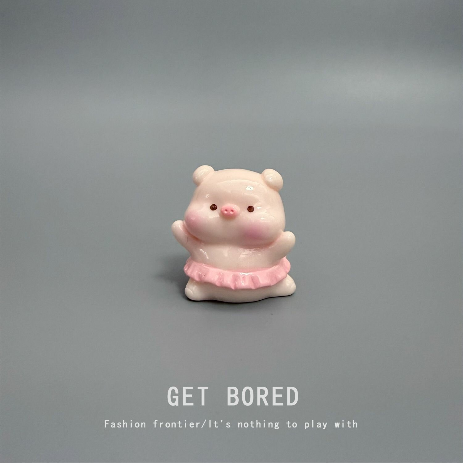 Микроландшафт "Странный лягушонок": креативная смоляная фигурка для авто и стола, аксессуар для декора в стиле кавайи