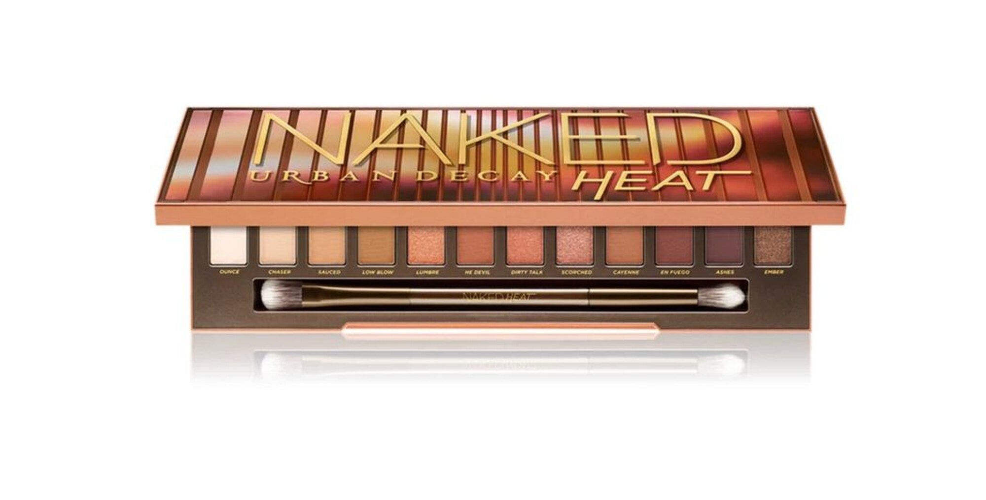 Палитра теней Urban Decay "Naked Heat", 12 оттенков, бархатная текстура