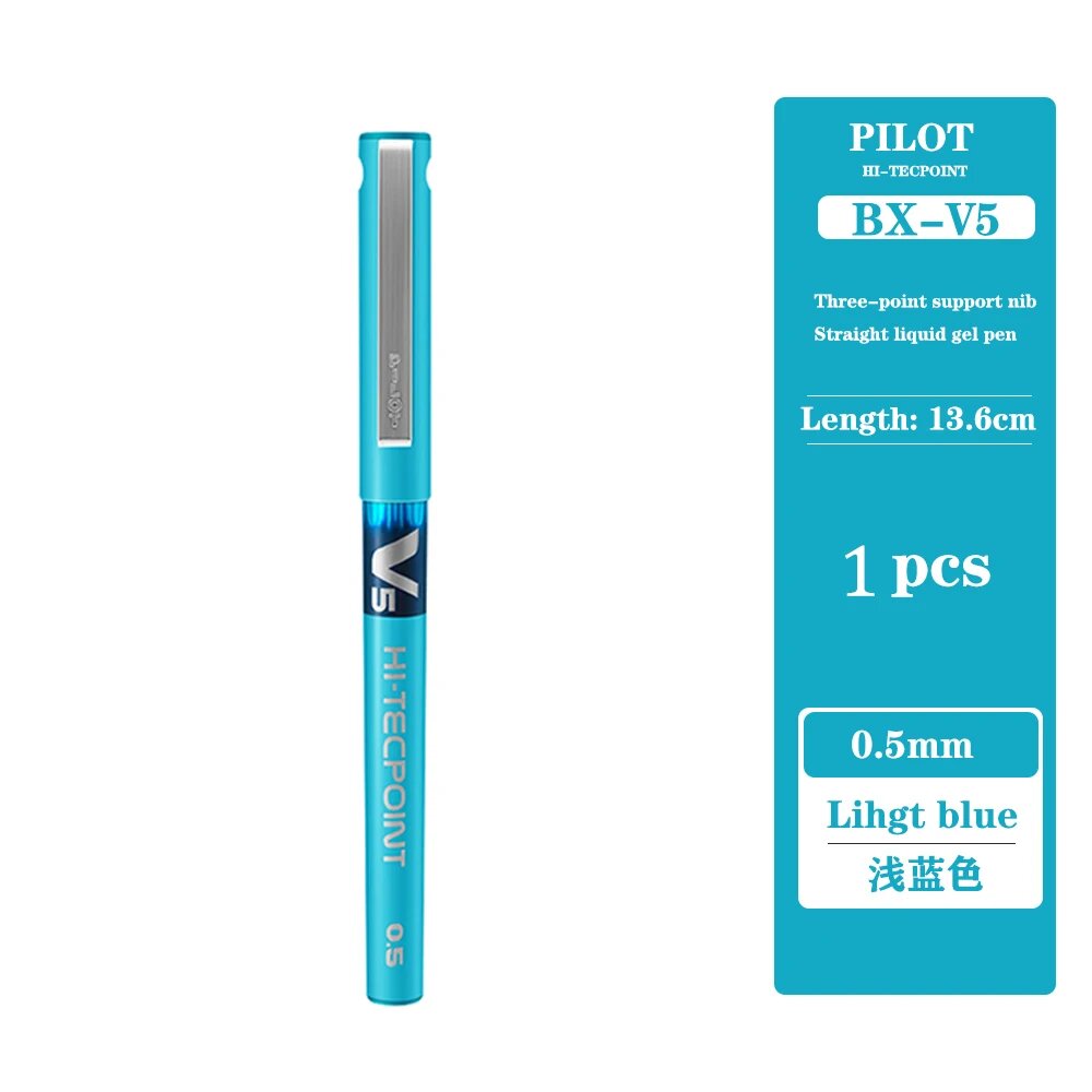 Pilot Hi-Tecpoint BX-V5, 0.5 мм, голубой