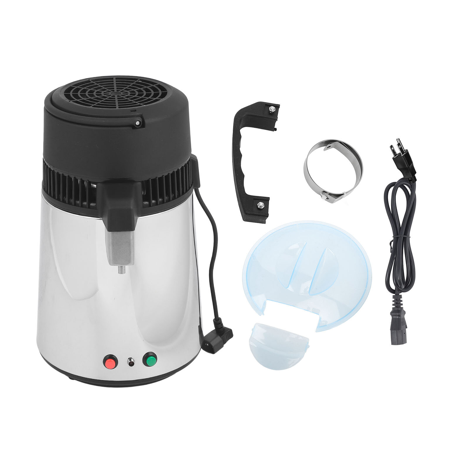 4L Автоматический дистиллятор воды 750W, портативный аппарат для дома и лаборатории, вилка США 110В