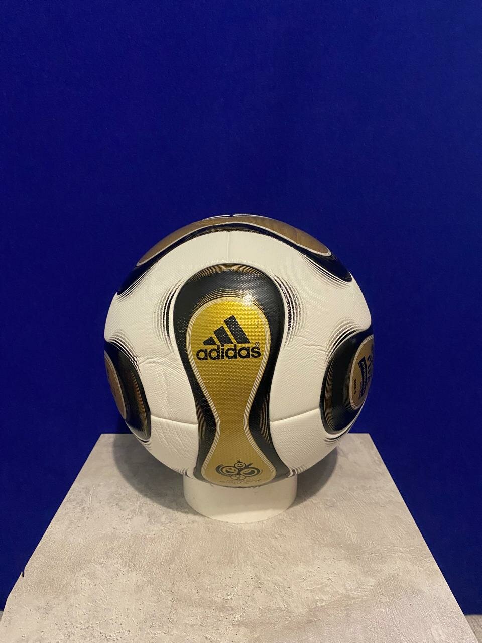 ADIDAS мяч Чемпионата Мира по футболу 2006 года в Германии бесшовный футбольный игровой размер 5 бело-золотой