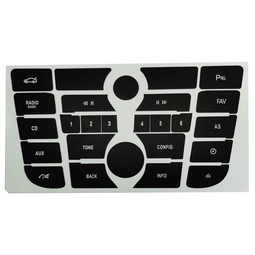 Подходит для Buick Hideo GT XT, наклейка на кнопку мультимедиа