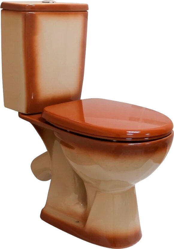 Унитаз-компакт напольный Rosa Уют 4630055558797 с косым выпуском