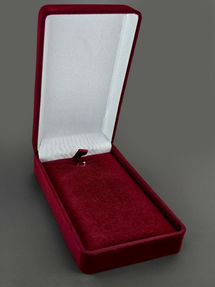 Подарочный бархатный футляр для медали и украшений (11 х 6.5 х 2.5 см)