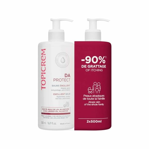 Набор DA Topicrem/Топикрем: Бальзам липидовосстанавливающий скидка -50% на второй 500мл 2шт