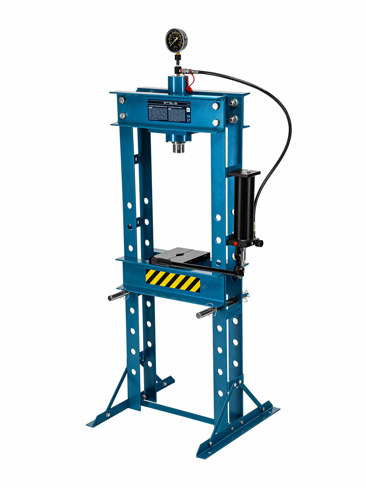 Пресс гидравлический с манометром Stels, усилие до 30 тонн, 52304