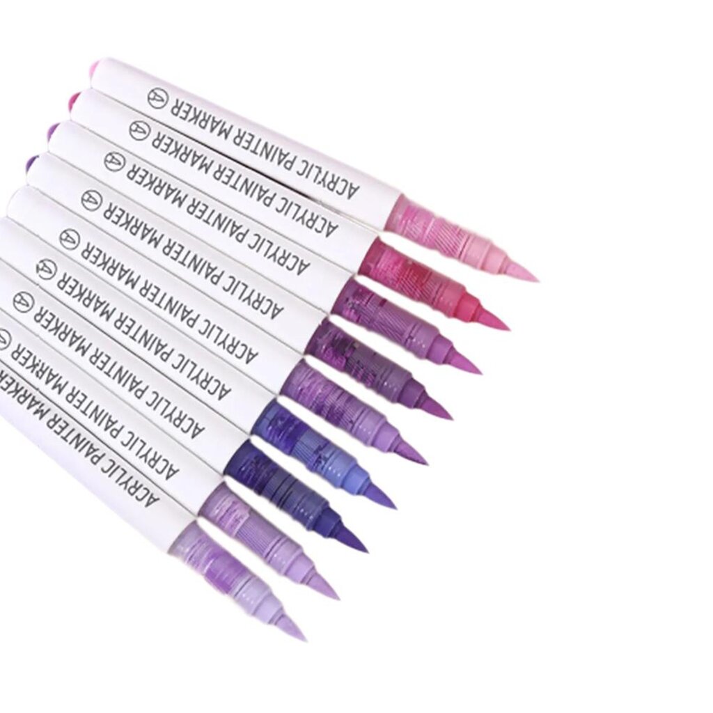 9 Шт Акриловая Краска Ручка Фломастеры Для Рисования Набор Акриловых Маркеров Принадлежности Для Рукоделия