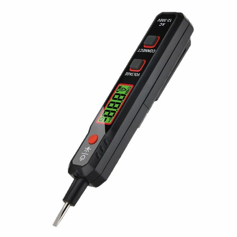 Многофункциональная индикаторная отвертка с LED-экраном и автоматическим выключением для проверки напряжения в электрических системах