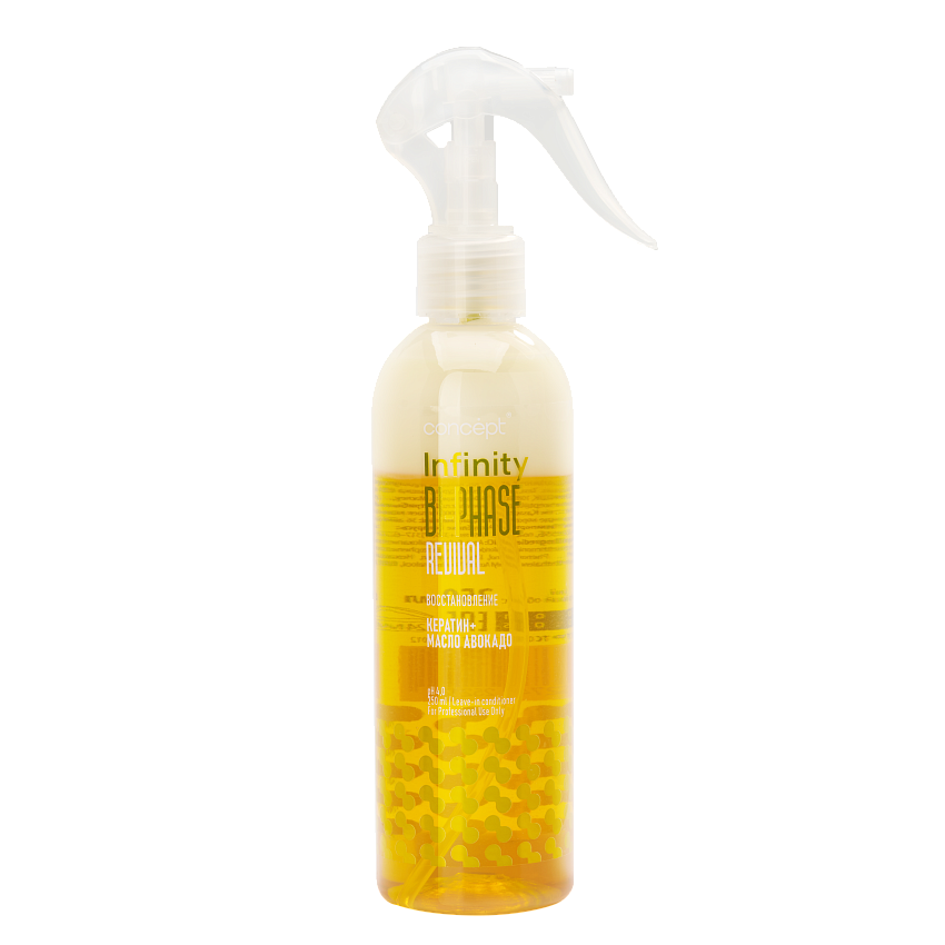 Двухфазный спрей CONCEPT Infinity Spray Revival для восстановления повреждённых волос 250 мл