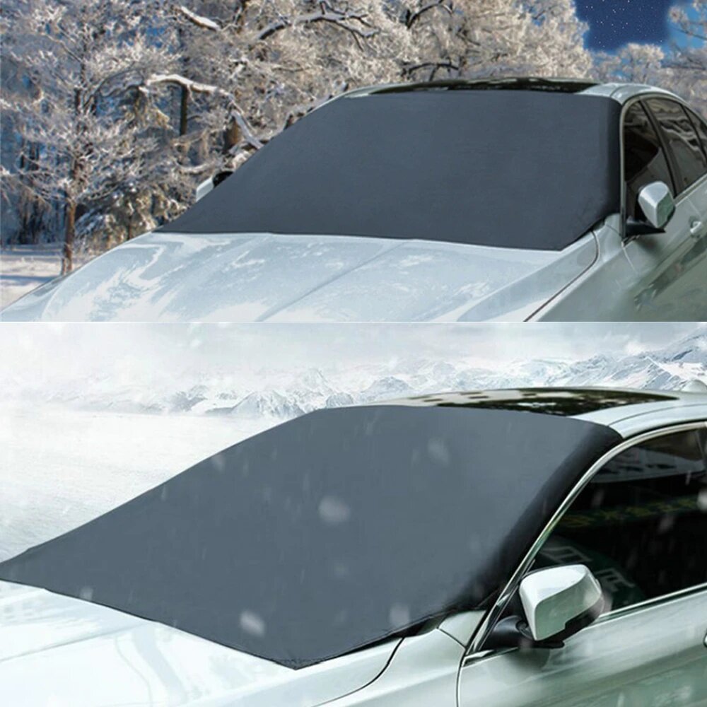 Автомобильный магнитный солнцезащитный козырек, лобовое стекло автомобиля, снежный солнцезащитный козырек, водонепроницаемый защитный чехол, передний чехол для лобового стекла автомобиля 210X120 см