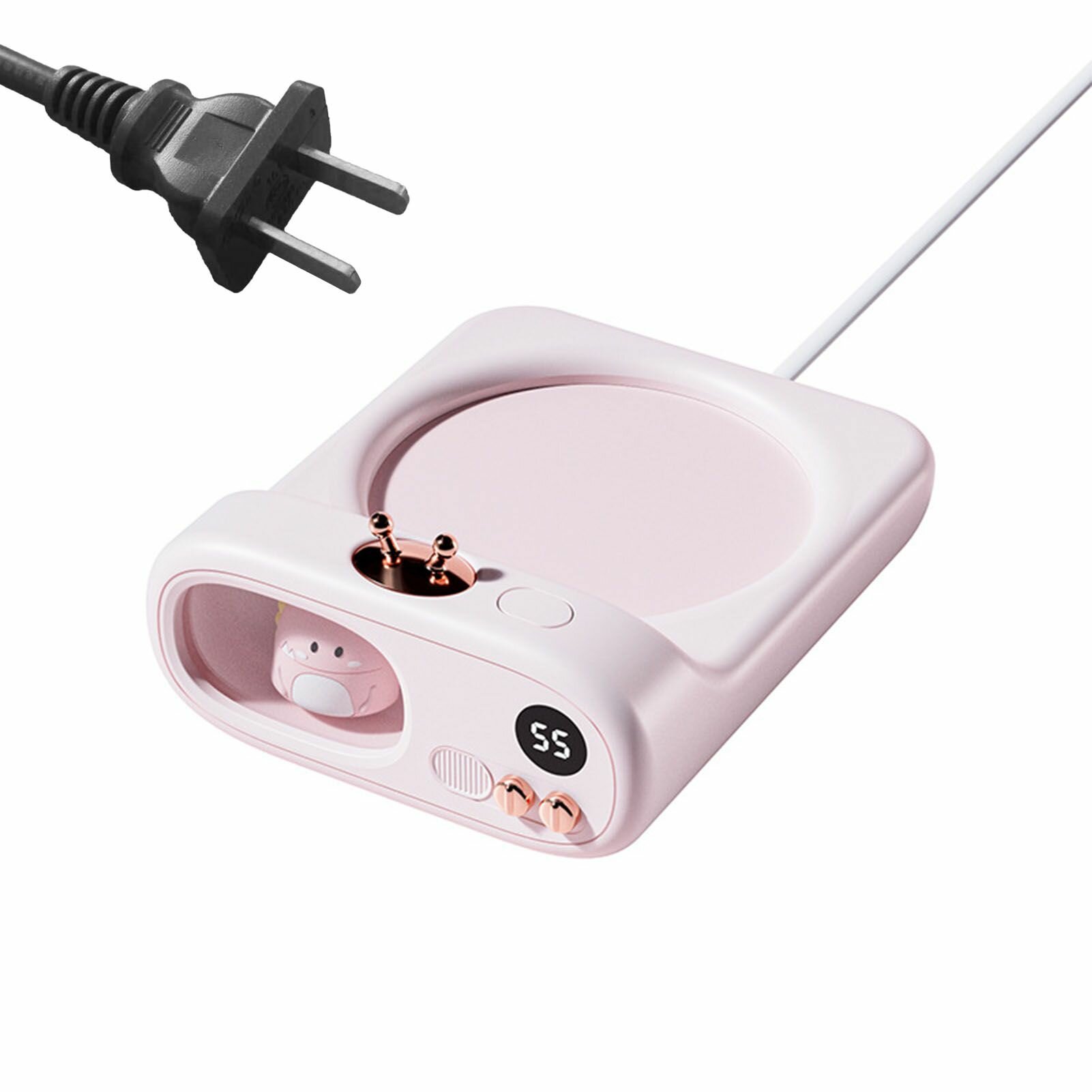 USB грелка для кружек в форме телевизора, быстрый нагрев, для чашек и чайников