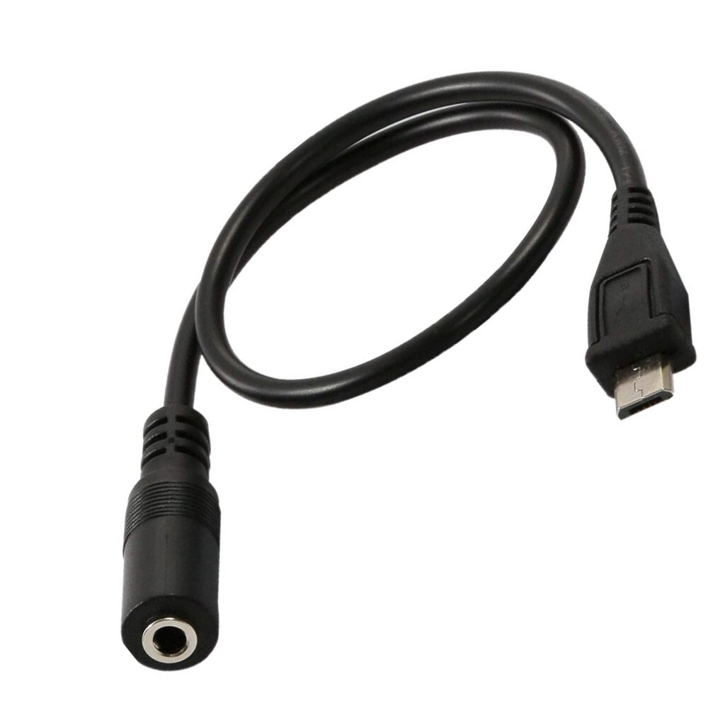 Удлинитель Micros USB От Мужчины до 3,5 мм Женщины 3,5 мм Аудио Кабель-Адаптер для Наушников, Гарнитур, Смартфонов, Планшетов
