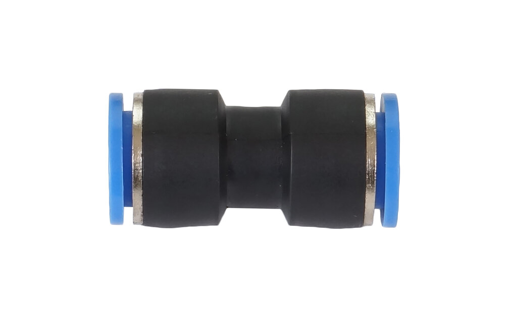 Фитинг прямой d14/14 PUC пластик 01035E (Exovo)