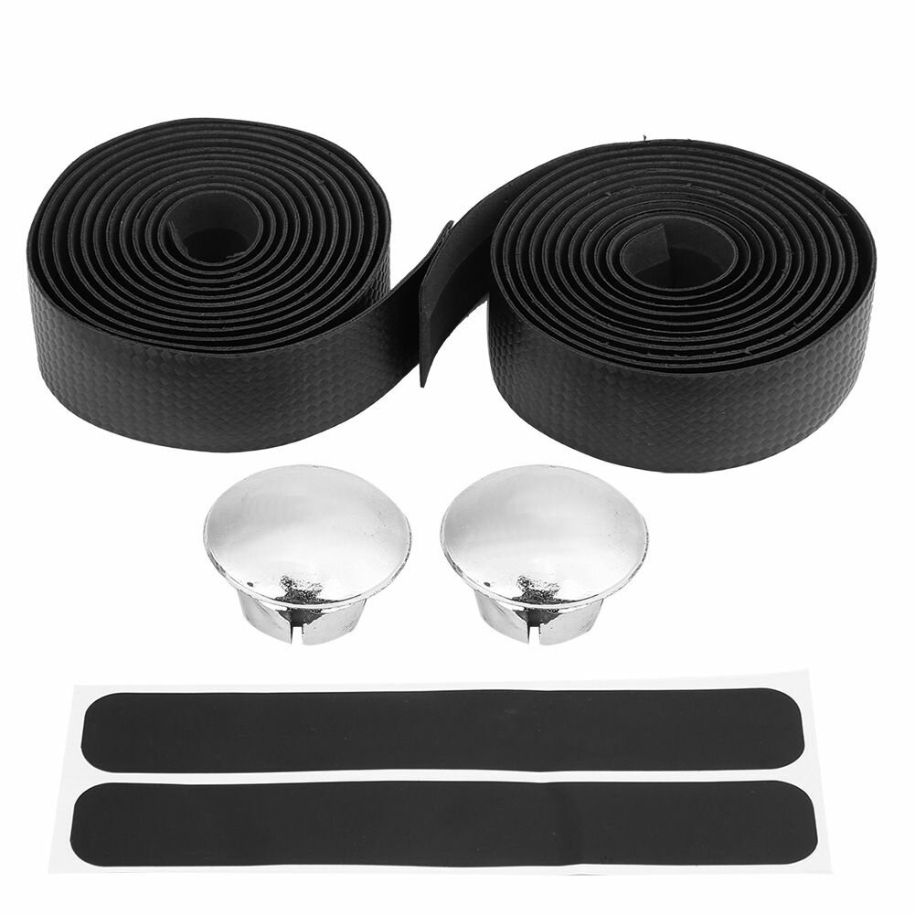 Накладки на руль велосипеда из углеродного волокна, 2 шт, черные, белые, красные, синие, оранжевые