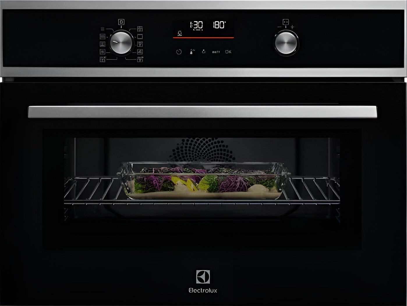 Духовой шкаф электрический Electrolux EVL6E49X черный/серебристый