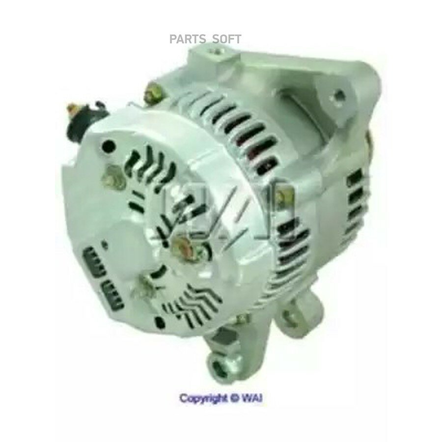 Генератор (новый) Pontiac Vibe 1.8L 1ZZFE (2005-00) Toyota Celica 1.8L 1ZZFE(2008-03) Toyota Cor от официального дистрибьютора, WAI, артикул 13878N