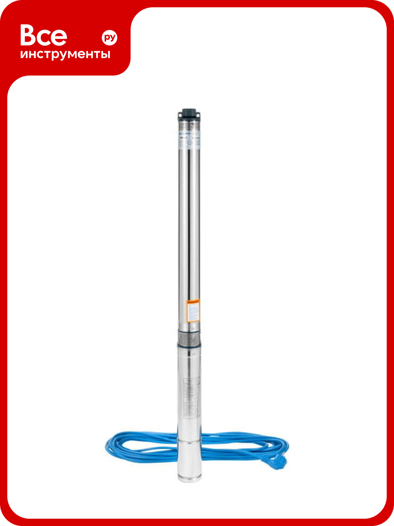 Насос погружной Беламос 3JNR-65/3 с кабелем 15 м, мощностью 685 Вт, высотой подъема 65 м и производительностью