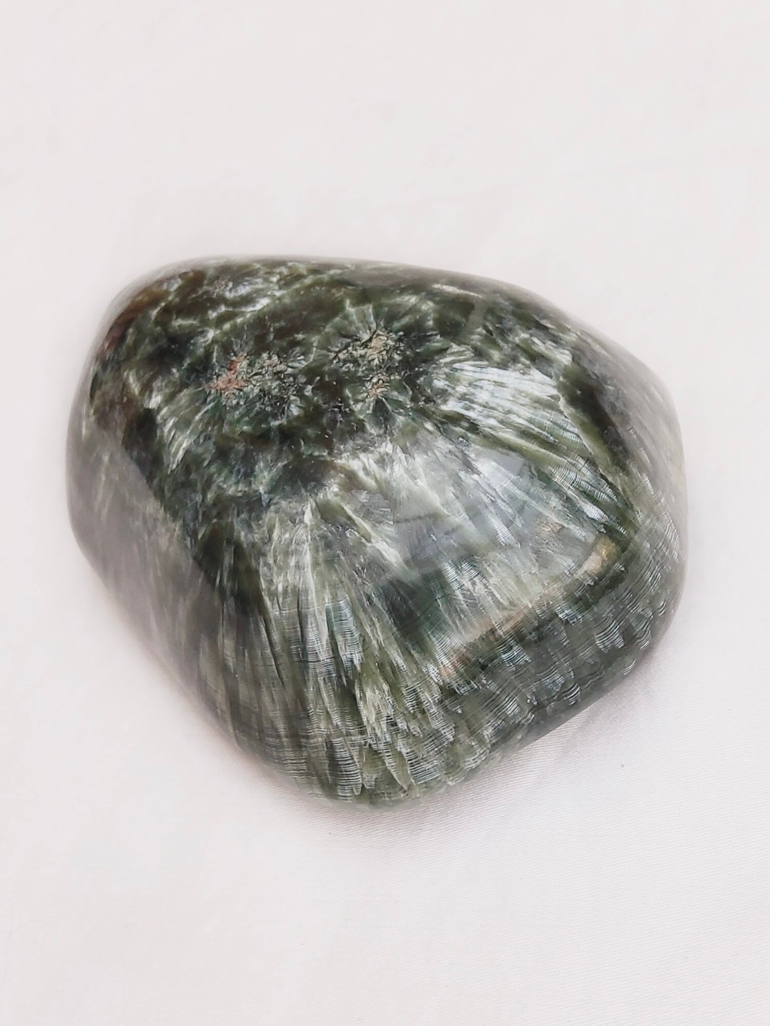 Клинохлор (серафинит) окатыши. Талисман. Амулет. Вес 284 гр