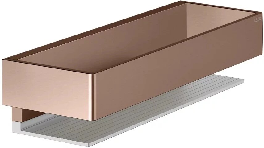 Полка для ванной KEUCO Edition 11 11158290000 30 см, розовое золото матовый