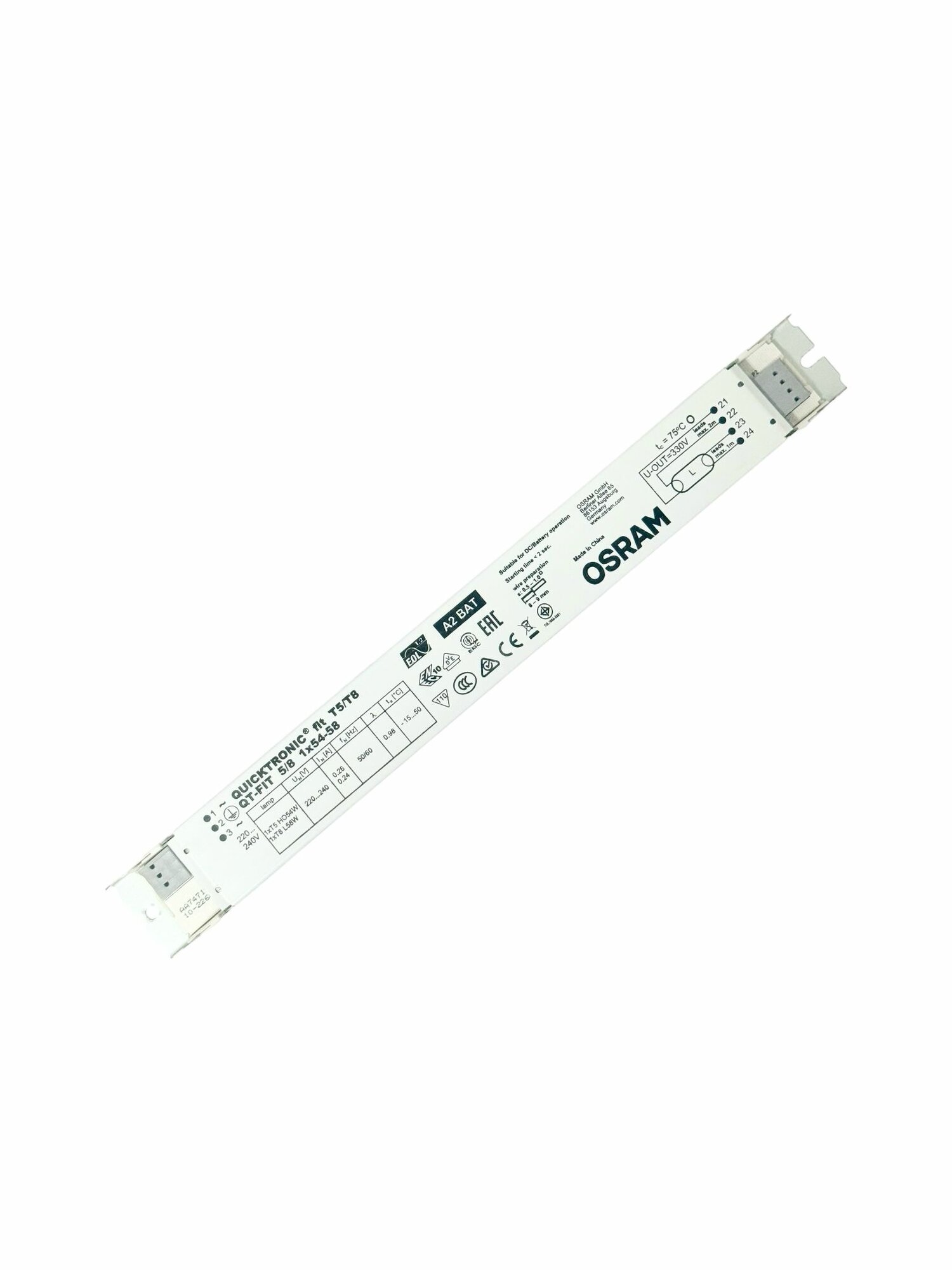 ЭПРА OSRAM QUICKTRONIC fit T5/T8 QT-FIT 5/8 1x54-58