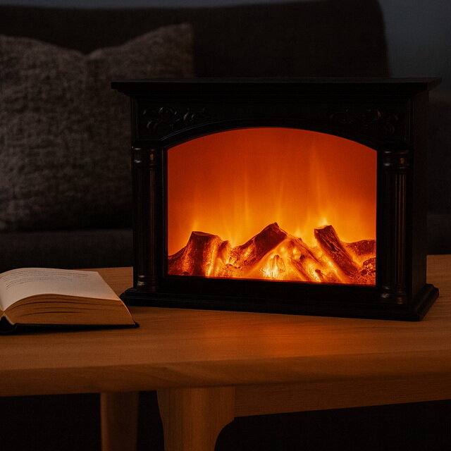Светодиодный камин Fredegast 33*24 см, на батарейках, Koopman, ASX000530