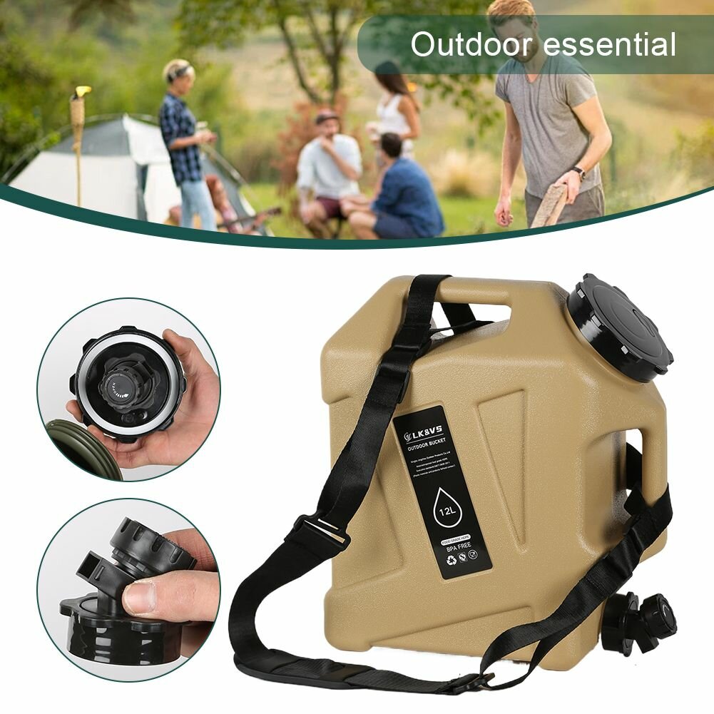 Бак для воды 12 л с удлинительной трубкой, антискользящий