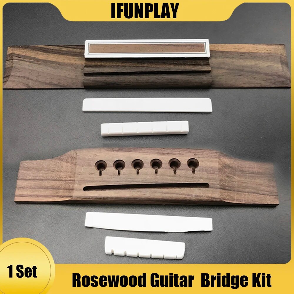 Комплект мостов для классической гитары IFUNPLAY GD-01/MY-02 из палисандра, for classical x1pcs