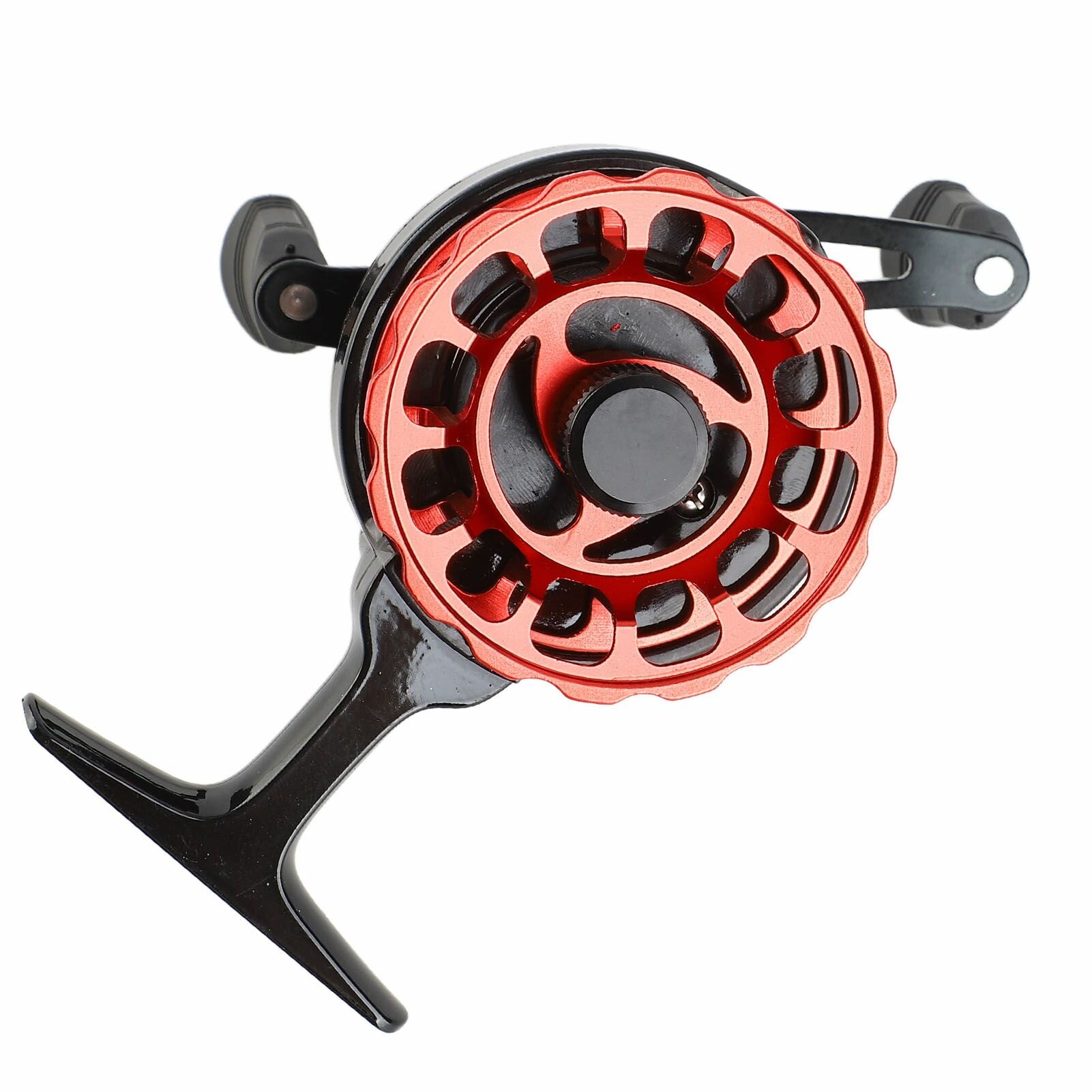 Металлическое колесо для плота с высокой опорой и разгрузочным усилием. Аксессуар для рыболовной катушки со средним сквозным камнем. Правая рука.