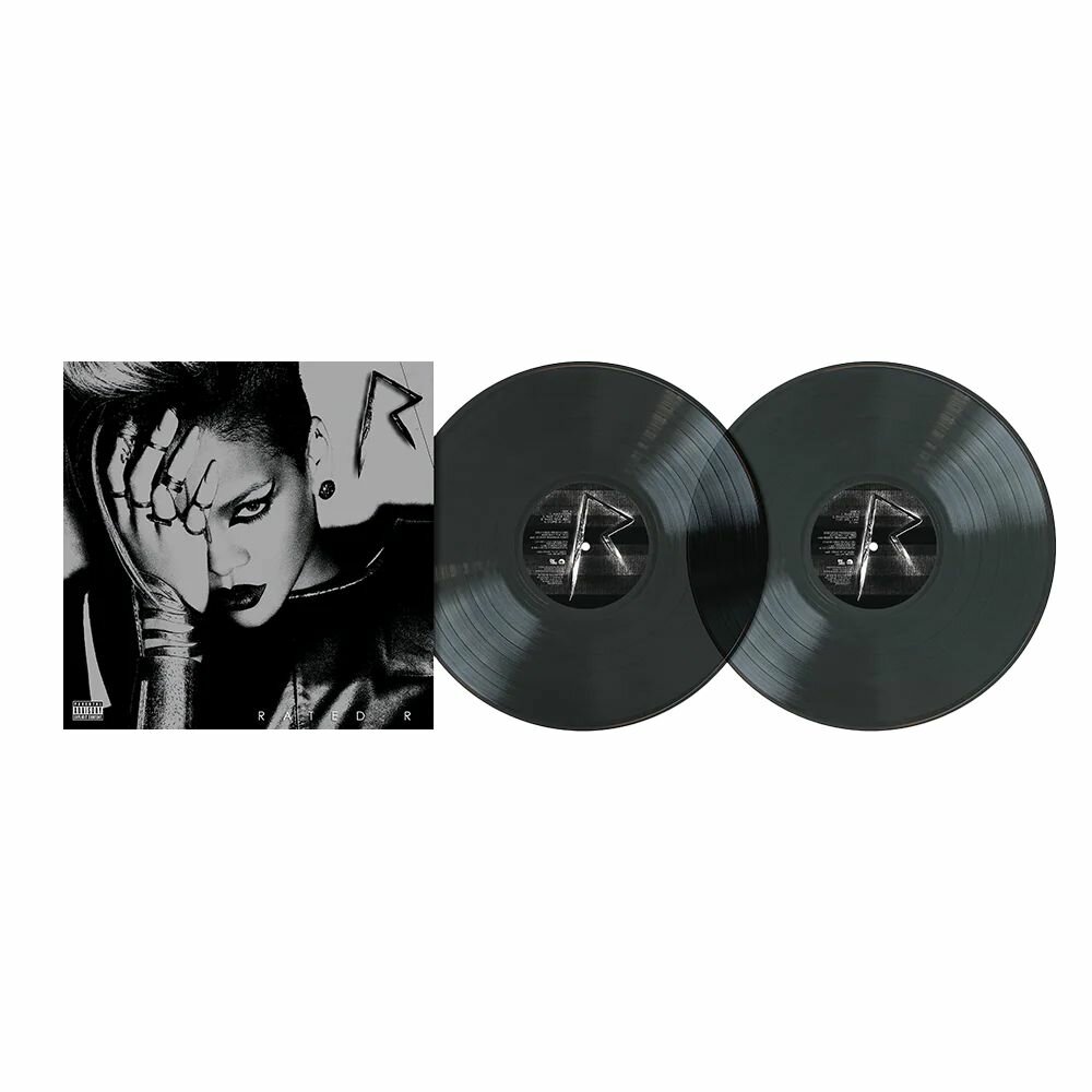 Rihanna - Rated R (Black Ice USA Limited) Цвет: "Прозрачно-Черный Лед", Редкая Виниловая Пластинка из США от Рианна