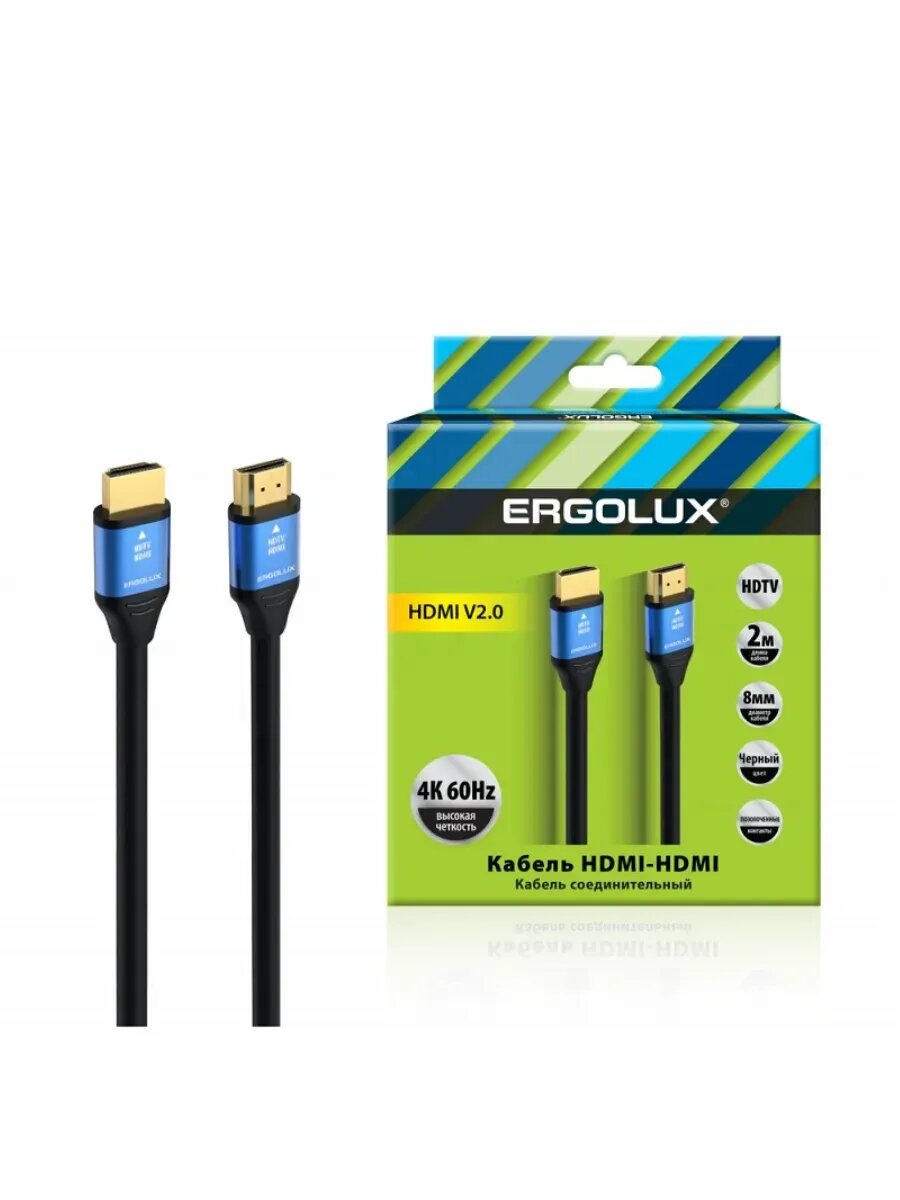 Кабель HDMI-HDMI 2.0 2 метра ELX-VC01-HDMI