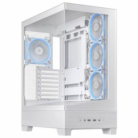 Компьютерный корпус ASUS A31 PLUS (90DC00R3-B19000) белый - Mid Tower, Micro-ATX, Mini-ITX, Standard-ATX, USB 3.2 Gen 2x2 Type-C