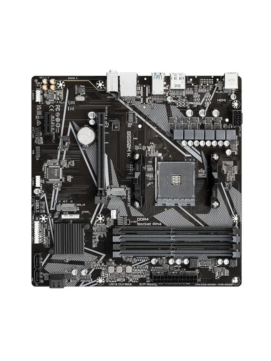 Материнская плата B550M K Soc-AM4 AMD B550