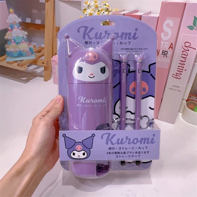 Набор MINISO "Kawaii My Melody", для хранения зубных щёток, с ополаскивателем, Hello Kitty
