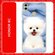 Силиконовый чехол на Honor 8C / Хонор 8С с принтом Белый пёсик