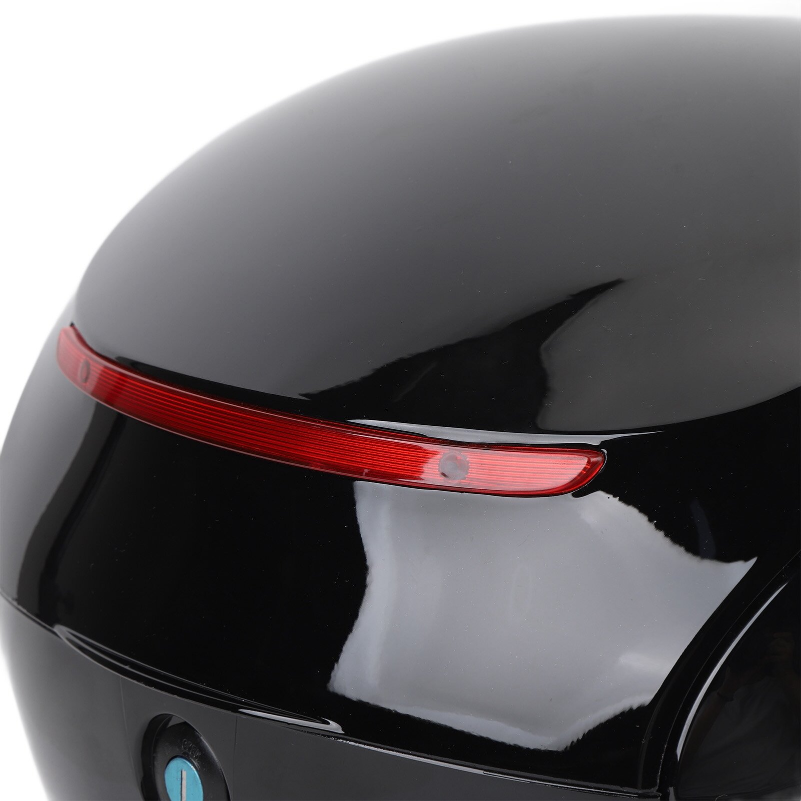 32л верхний кофр для мотоцикла ABS спортивный стиль водонепроницаемый пыленепроницаемый портативный багажник верхний кофр для электрического велосипеда скутера черный