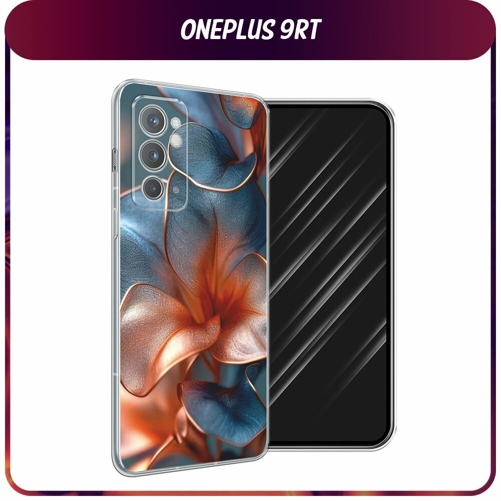 Чехол на OnePlus 9RT / ВанПлас 9RT с принтом "Жемчужные цветы"