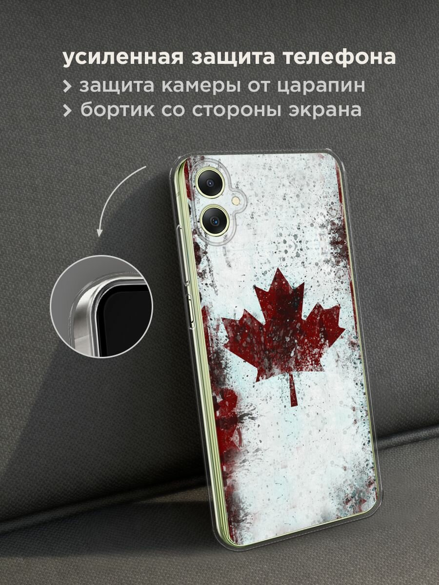 Чехол на Samsung Galaxy A06 / Самсунг Галакси А06 с принтом "Канада" — фото 1