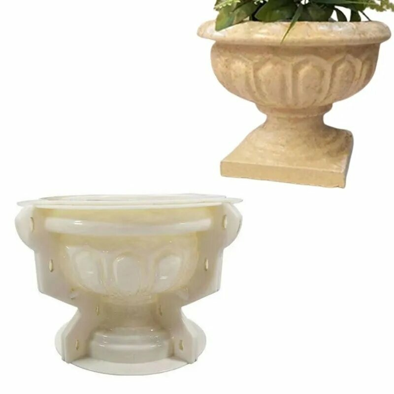 Пластиковая форма для цветов, цементная бетонная форма, большая ваза для изготовления бонсай