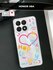 Чехол на Honor X8A / Хонор X8A с принтом "Happy lovely", прозрачный