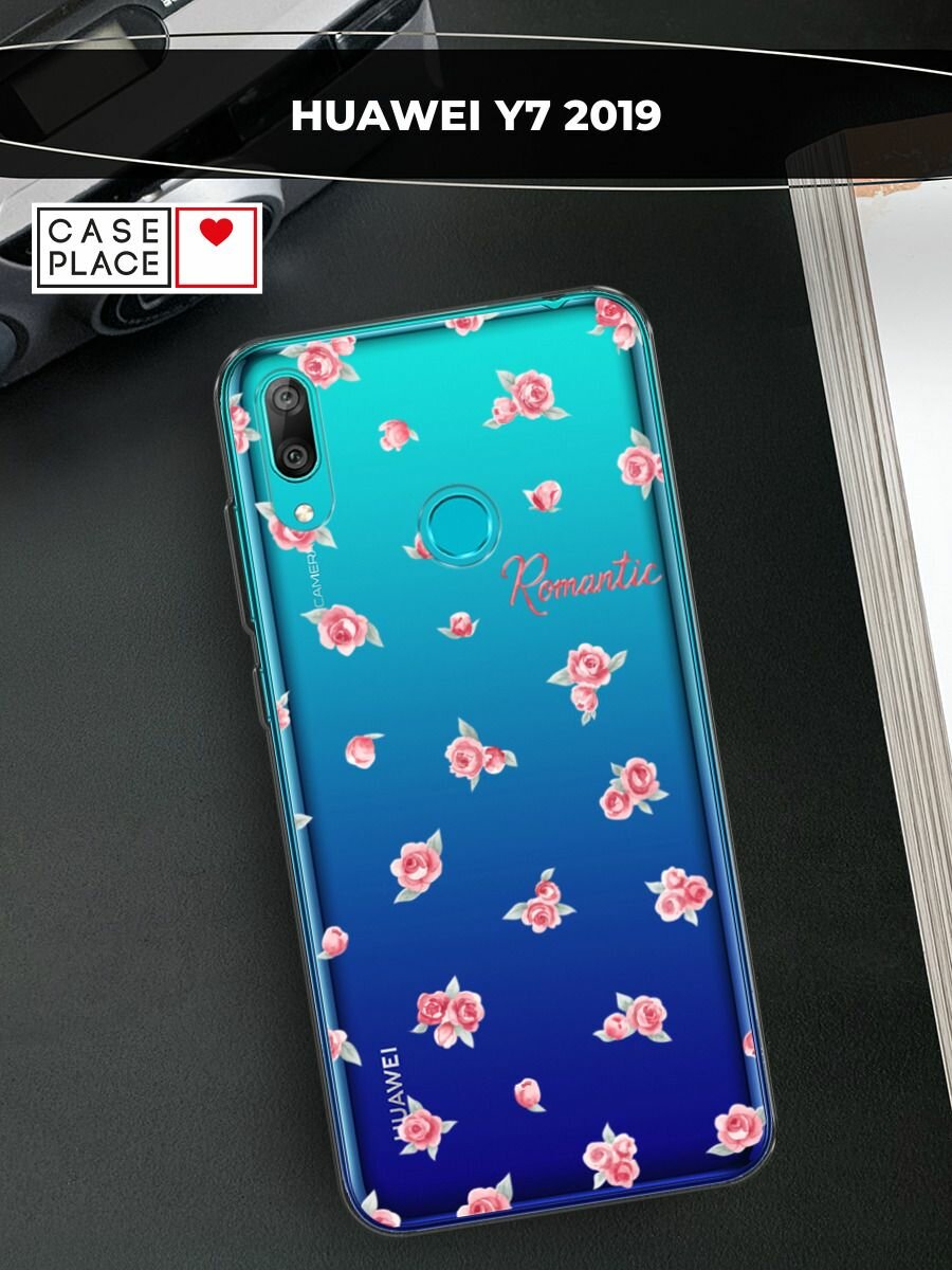 Чехол на Huawei Y7 2019 / Хуавей Y7 2019 с принтом "Romantic 3"