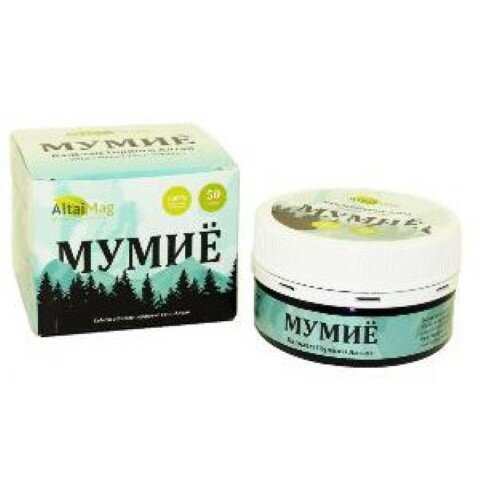 Биологически активная добавка Altaimag мумиё алтайское натуральное, 50 г
