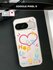 Чехол на Google Pixel 9 / Гугл Пиксель 9 с принтом "Happy lovely", прозрачный